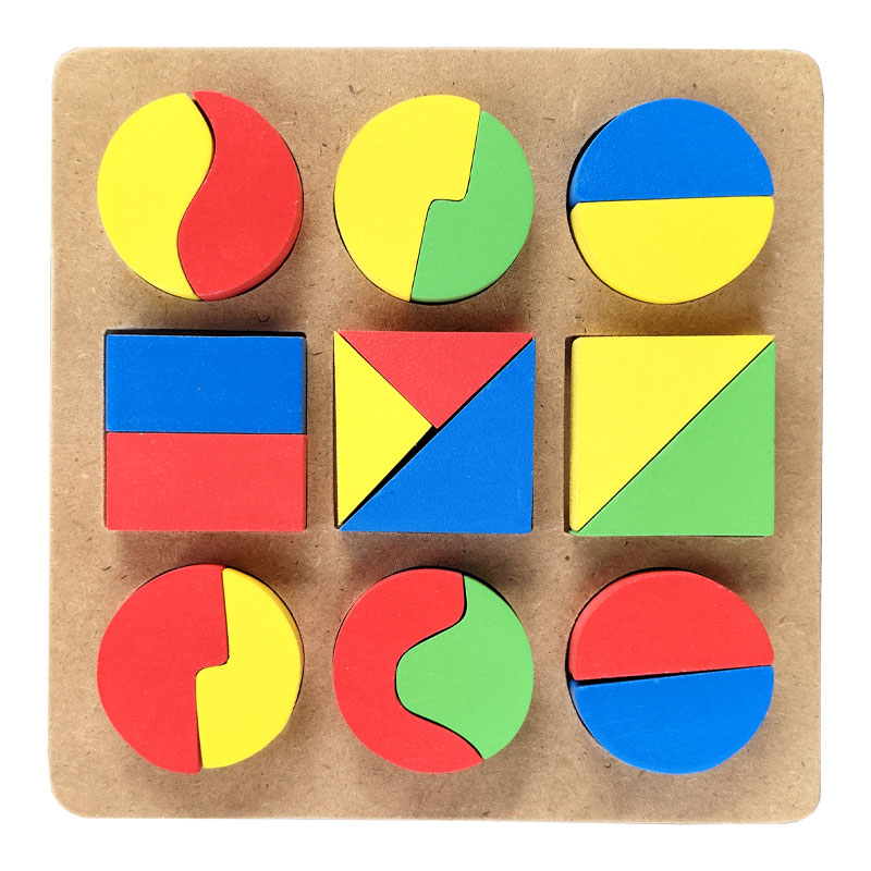 Puzzle Pecahan Cat - Mainan Edukasi Untuk Anak | Kayu Seru