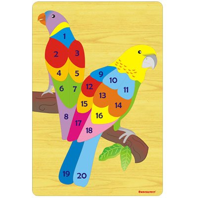 Puzzle Burung - Kayu Seru