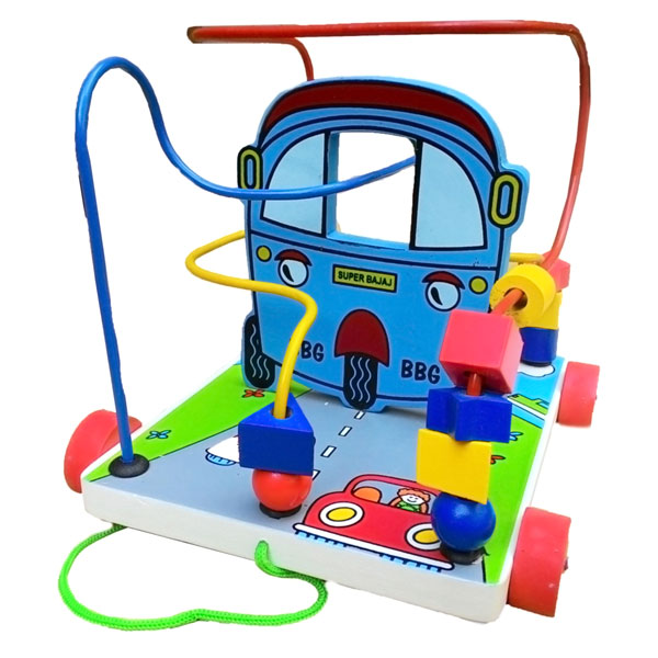 Wiregame Bajaj Melatih Motorik halus, Fokus dan Konsentrasi - Kayu Seru