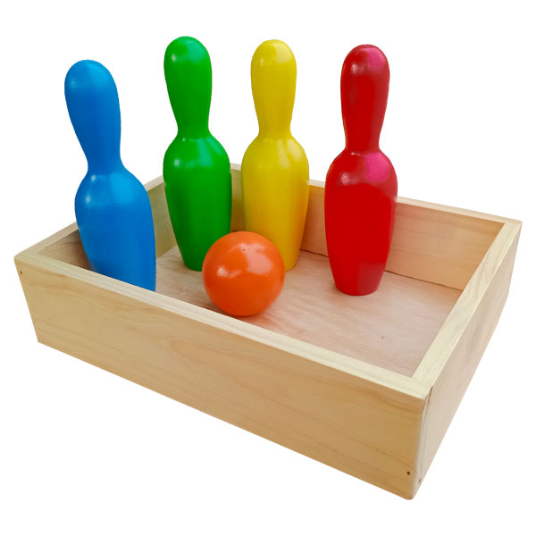 Bowling Kayu Bermain Berlatih Ketangkasan | Kayu Seru