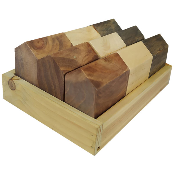 Balok Rumah 9s Menyusun Bentuk Rumahan Kayu - Kayu Seru