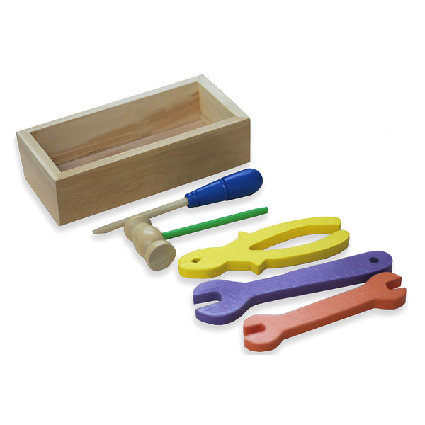 Alat Perbengkelan Mainan Kayu Kreatif Mengenal Profesi Montir - Kayu Seru