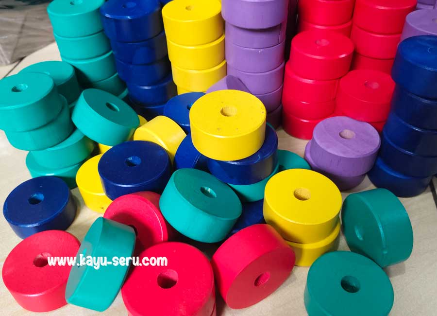 Membuat Ring Kayu Warna Warni Custom Order - Kayu Seru